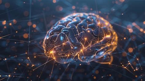 Enhanced Neural Connections Visualization Computer Generated Human