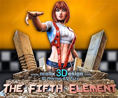 The Fifth Element Leeloo Stl Files