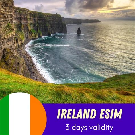 Ireland Esim 3 Days Prepaid Data Plan For Travelers
