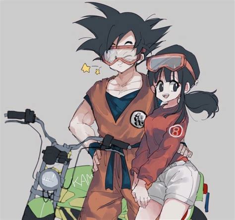 Goku And Chichi Dragon Ball Gt Dragon Roll Dragon Ball Artwork