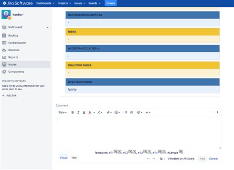 Now With Comment Templates Description Templates For Jira Server And