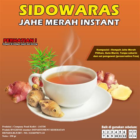 Contoh Label Jahe Instan 56 Koleksi Gambar