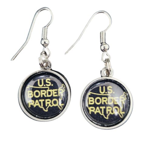 Usbp® Earrings Border Patrol Museum