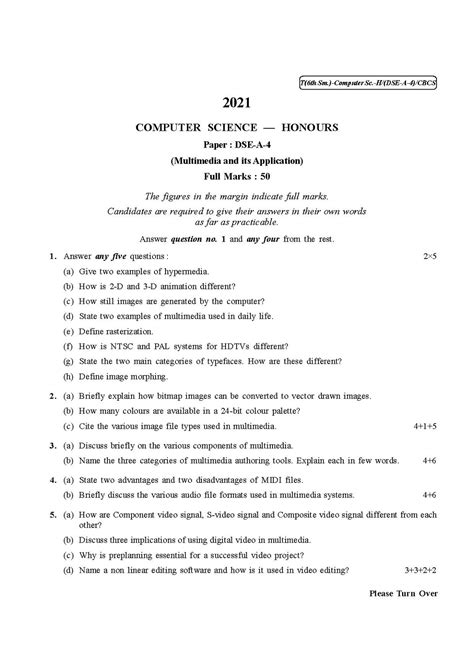 file cu 2021 b sc honours computer science semester vi paper dse a 4