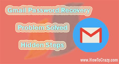 Gmail Password Recovery Problem Reset Gmail Password