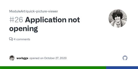 Application Not Opening Issue Moduleart Quick Picture Viewer Github