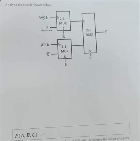 Solved Analyze The Circuit Shown Below Chegg