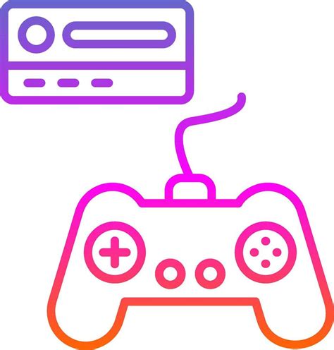 Gaming Console Line Gradient Icon Design 43935127 Vector Art At Vecteezy