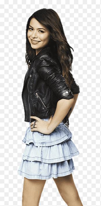 Miranda Cosgrove Black Leather Jacket