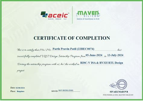 Parth Patil On Linkedin In This Program We Implemented A Risc V Rv32i