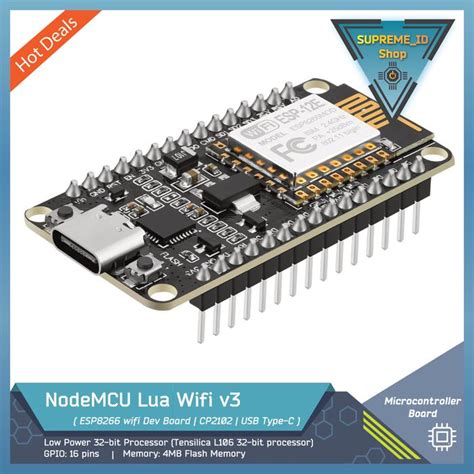 Jual Nodemcu Lua Microcontroller Esp8266 Wifi Wireless Iot Control Dev Board V 3 Ch340 Oem