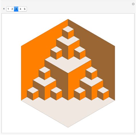 Recursive Exercises Vii Stacks Of Cubes Wolfram Demonstrations Project