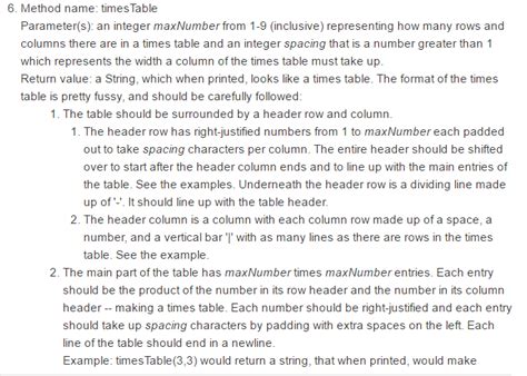 Solved Required Methods You Must Implement Each Of The