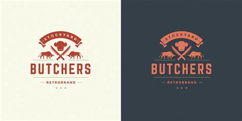 스테이크 하우스 로고 벡터 일러스트러 황소 와 칼 실루엣 좋은 농장 또는 레스토랑 배지 로고에 대한 스톡 벡터 아트 및 기타 이미지 로고 정육점 스테이크 Istock