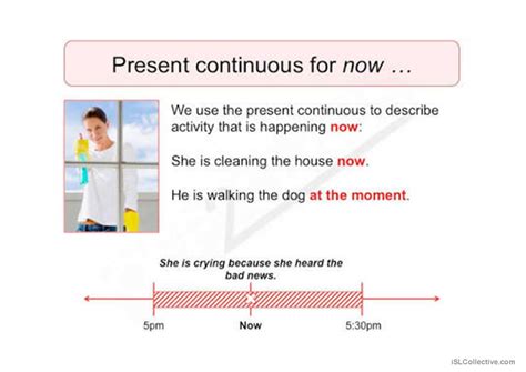 Present Continuous General Readin English Esl Powerpoints