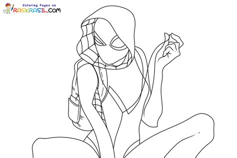 Ghost Spider Coloring Pages