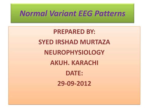 Eeg Variants By Im Pptx