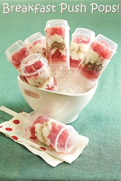 Breakfast Push Pops Recipe Easy Fun And Versatile Recipe Push Pops