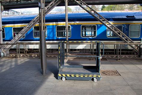 Praha Hlavni Nadrazi Prague Main Railway Station As Key Traffic Point Editorial Photography