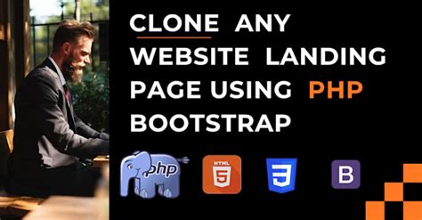 Clone Any Website Landing Page Using Php Bootstrap Clone By Tasmimnaz Fiverr