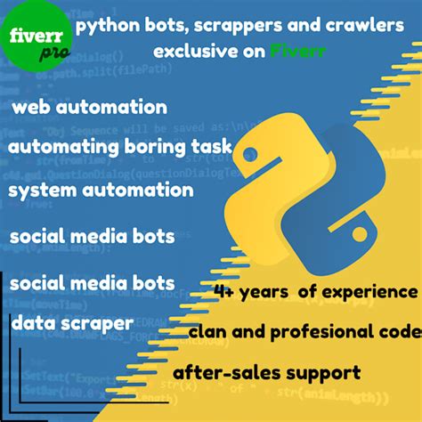 Write Python Bots Crawlers And Scripts By Nkemdiran Fiverr