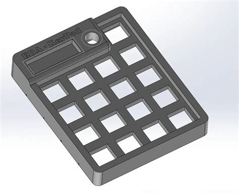 Eda Keypad小键盘⌨️ 3d结构🏗 嘉立创eda教育与开源文档中心