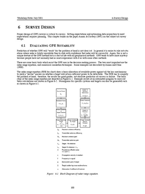 Pdf Gpr Survey Design Dokumentips