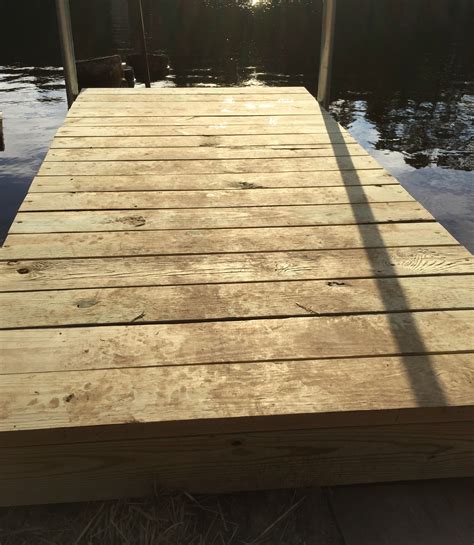 Build A DIY Boat Dock Bare Feet On The Dashboard