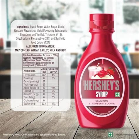 Hersheyand39s Strawberry Flavored Syrup 200g