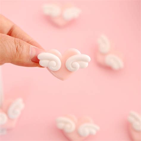 4 Pcs Lot Love Pink Heart Cute Pushpin Clip Thumbt Grandado