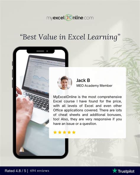 John Michaloudis On Linkedin Another Satisfied Myexcelonline Academy