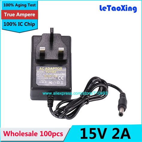 Pcs UK Plug AC DC V A Power Adapter Converter V Switching Power Supply Adaptor High