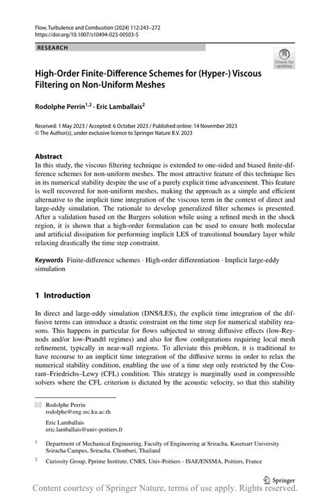 High Order Finite Difference Schemes For Hyper Viscous Filtering On