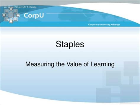 Ppt Staples Powerpoint Presentation Free Download Id4204203
