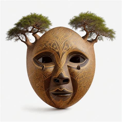 Premium Ai Image Bushmen Native Zulu Masking Masquerade