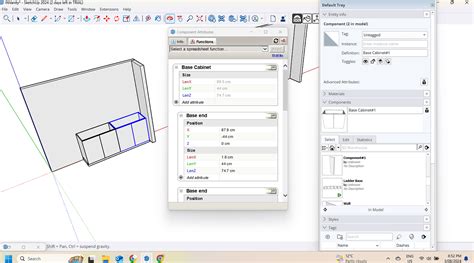 Custom Names For Dynamic Components For Cabinets Dynamic Components Sketchup Community