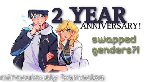 2 Year Anniversary 🎉 Swapped Genders 😨 Oneshot Miraculous