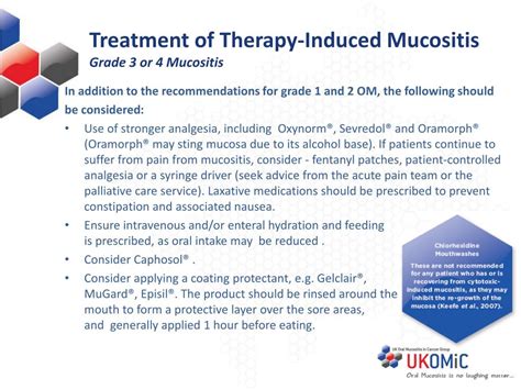Ppt Managing Mucositis Dr B Arry Quinn Rn Macmillan Consultant Lead Nurse Cancer And Palliative