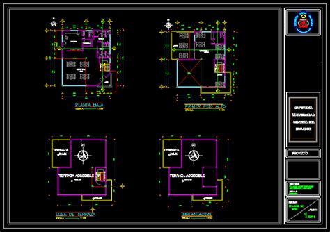 Planos De Proyecto De Una Cafetería En Dwg Autocad Comedores