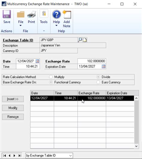 Dynamics Gp Steps For Adding A New Currency In Dynamics Gp