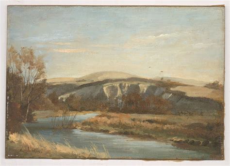 Ralph Ellis 1885 1963 Mid 20th Century Oil Chalk Pits At Amberley