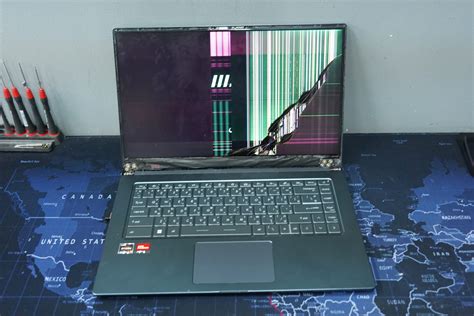 เปลี่ยนจอโน๊ตบุ๊ค Notebook Msi Modern 15 A5m 295th 15 6 Fhd Ips จอแตก จอร้าว จอเสีย จอเป็นเส้น