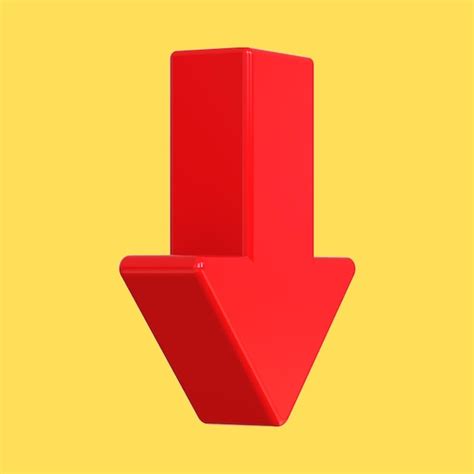13000 3d Arrow Down Pictures