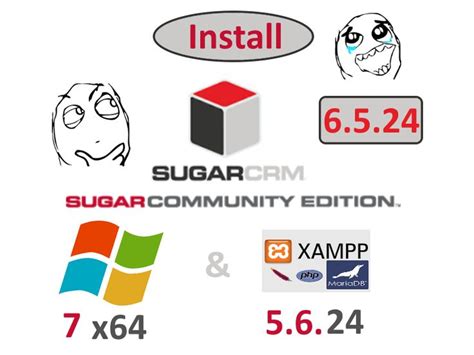 install sugarcrm community edition ce 6 5 24 on windows 7 x64