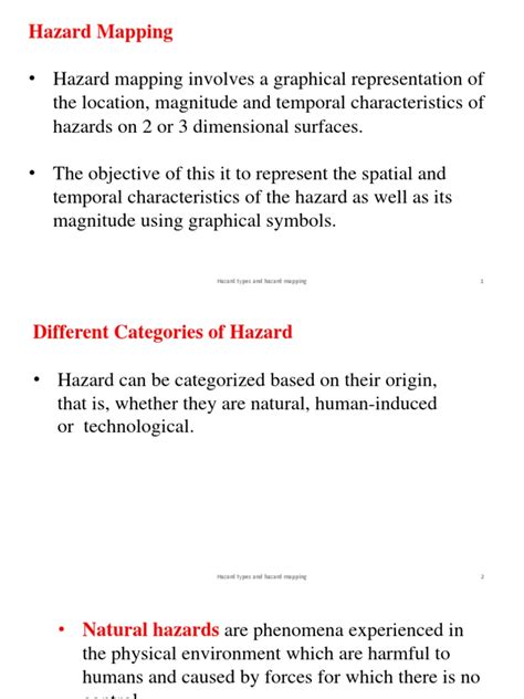 Hazard Mapping Pdf Hazards Cartography