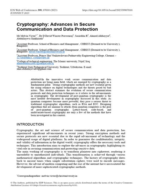 cryptography advances general indian pdf cryptography
