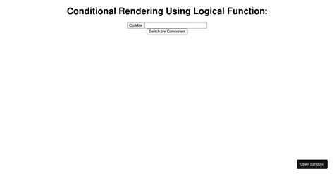 React Codesandbox