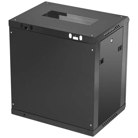 Rack Metalic De Perete 19 Vevor 12u Usa Din Sticla 640 X 450 X 600