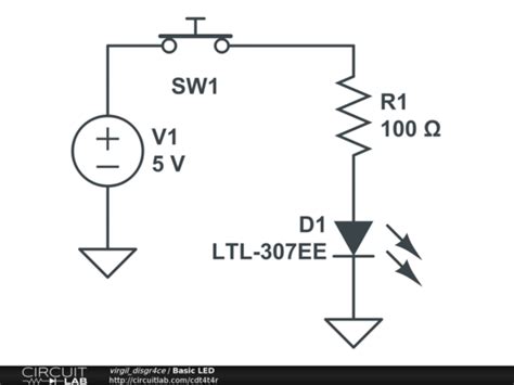 Basic LED CircuitLab