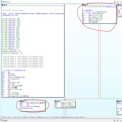 Ida Pro Failed Decompilation With Jumpout Reverse Engineering Stack